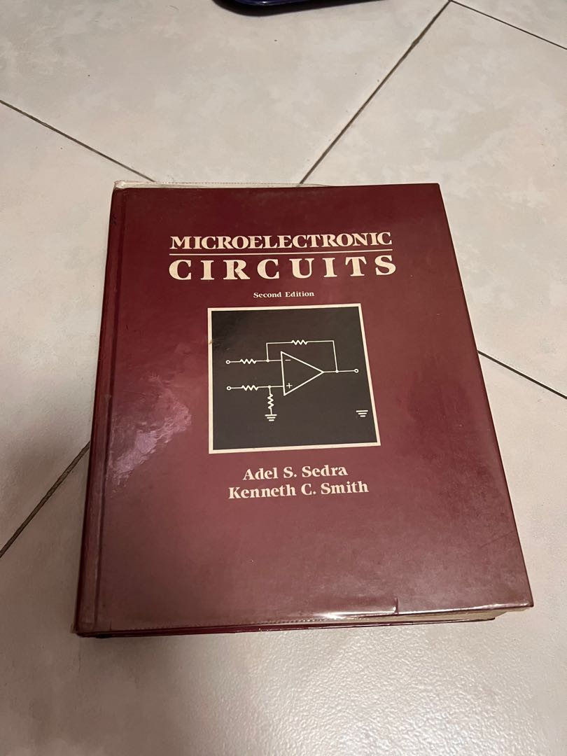 Microelectronics Circuits 2nd Edition by Sedra Smith. Hard cover book ...