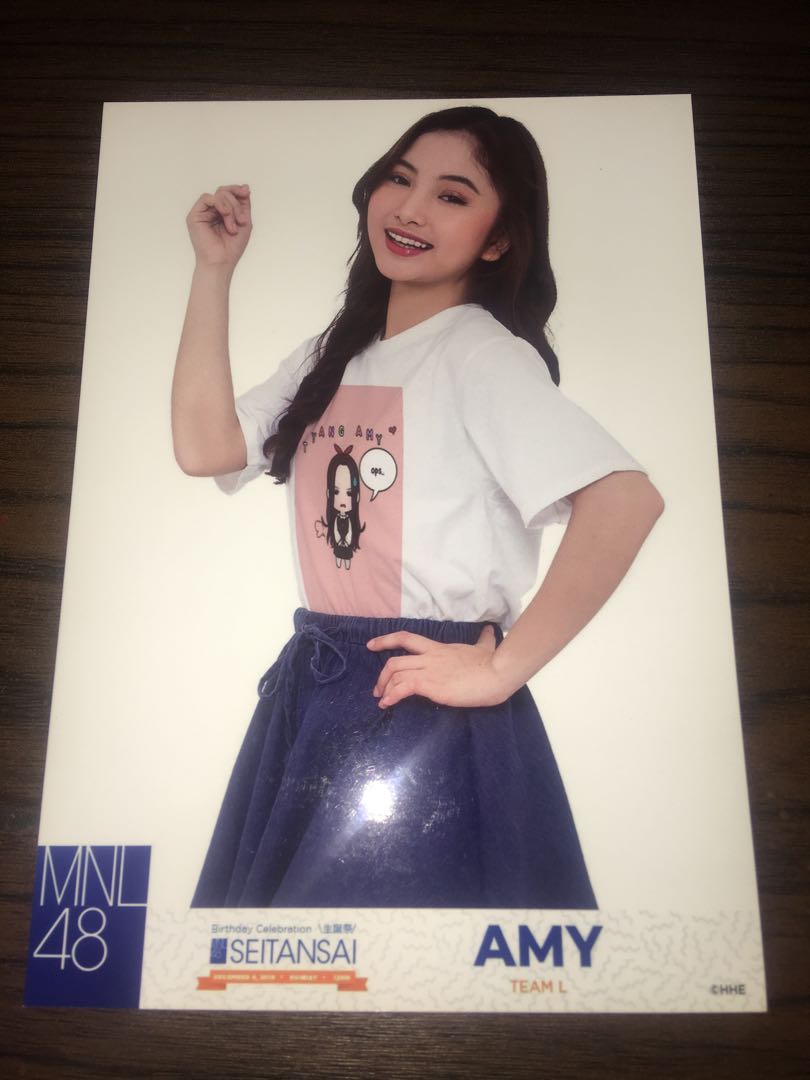 Official MNL48 Photocard SEITANSAI December 2019 Amy HB, Hobbies & Toys ...