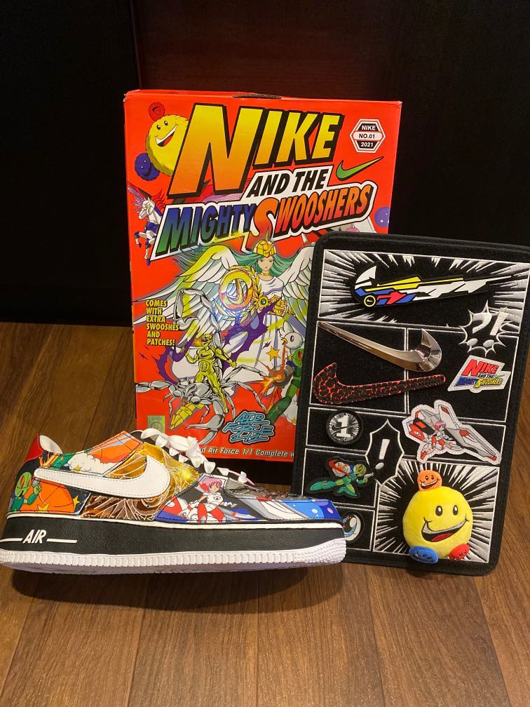 Nike Air Force 1 Low Mighty Swooshers, Men's Fashion, Footwear ...