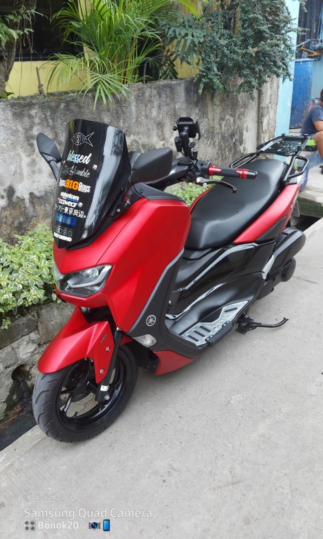NMAX V2 ABS matte red 2021, Motorbikes, Motorbikes for Sale on Carousell