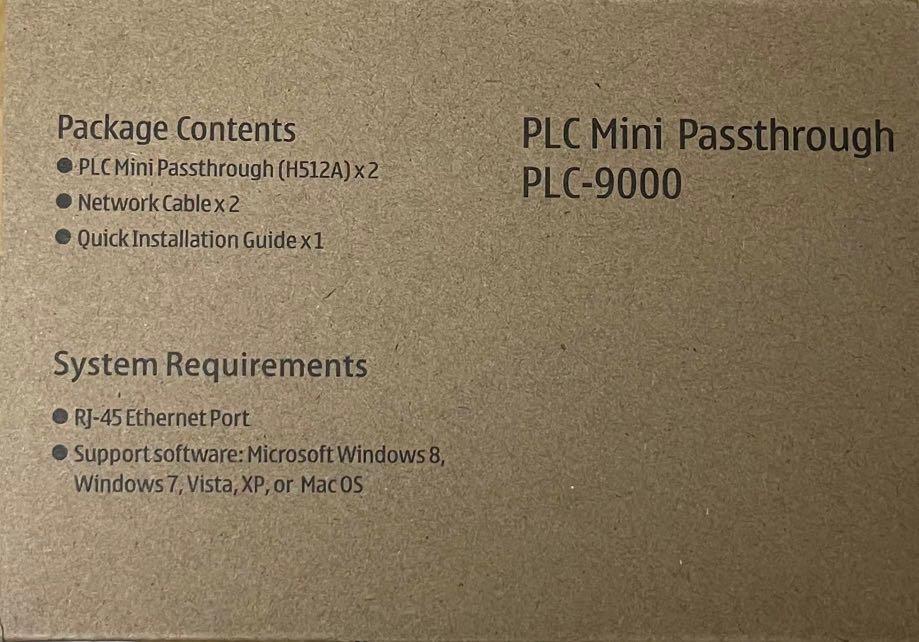PLC-9000 Mini Passthrough, Computers & Tech, Parts & Accessories ...