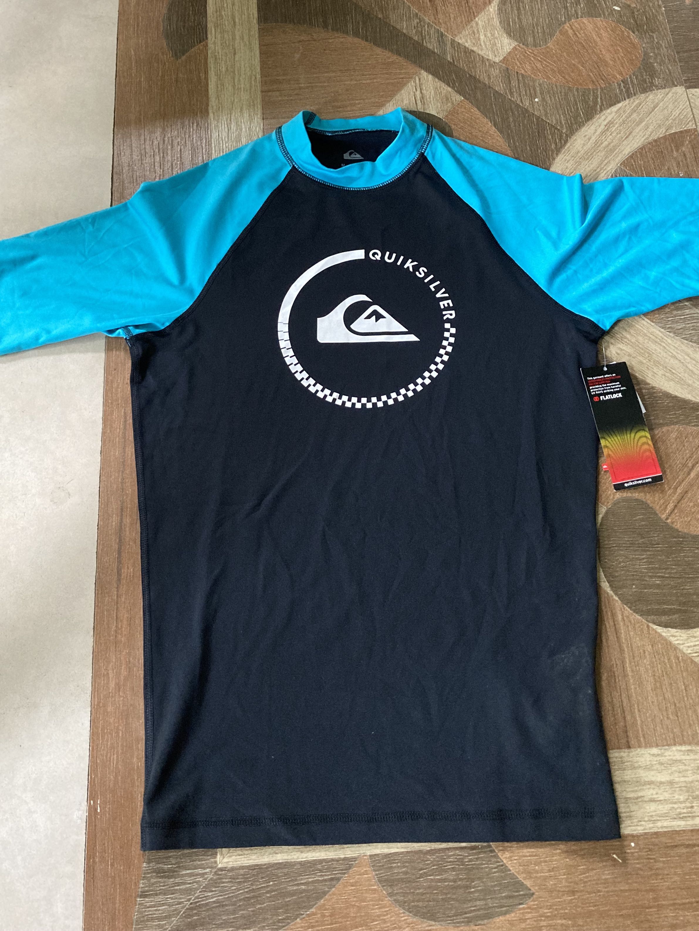 QuickSilver Rash guard, Men's Fashion, Tops & Sets, Swim Top & Rash ...