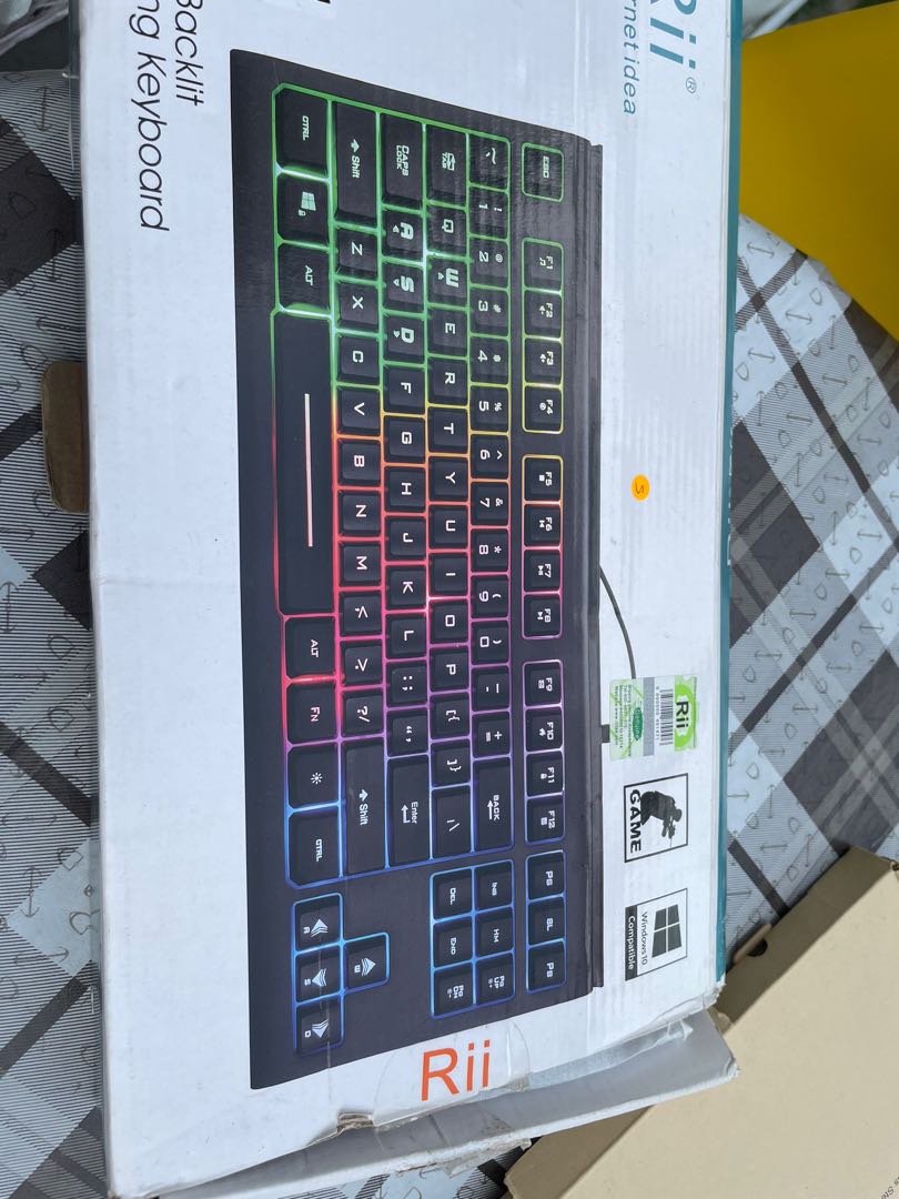 Rii Mixed Colour LED Gaming Keyboard, Computers & Tech, Parts ...