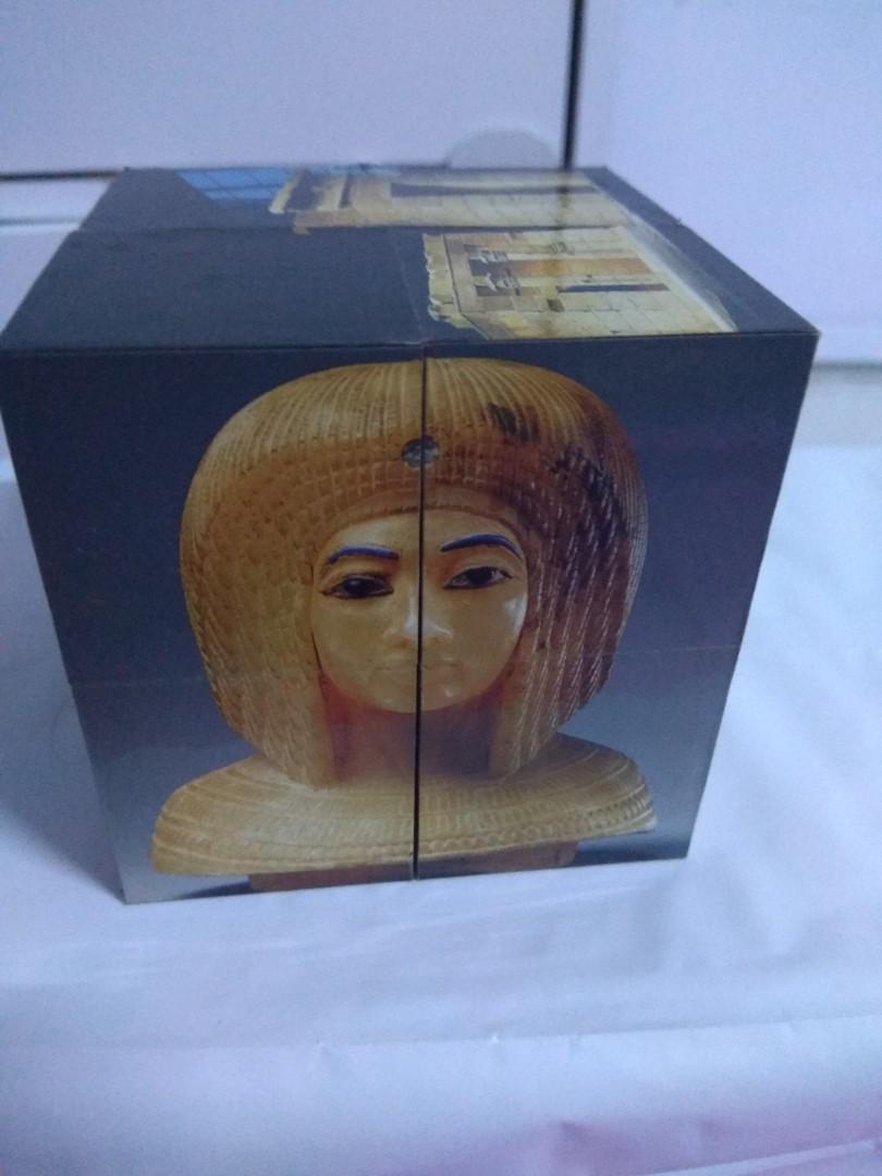 Egyptian design display cube, Furniture & Home Living, Home Decor ...