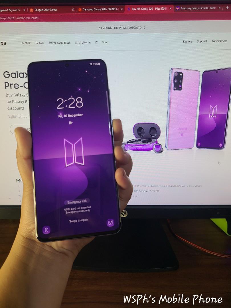Samsung S20+5G BTS EDITION, Mobile Phones & Gadgets, Mobile Phones ...