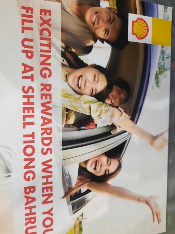 Shell Voucher Sticker - Shell Tiong Bahru, Tickets & Vouchers, Vouchers ...