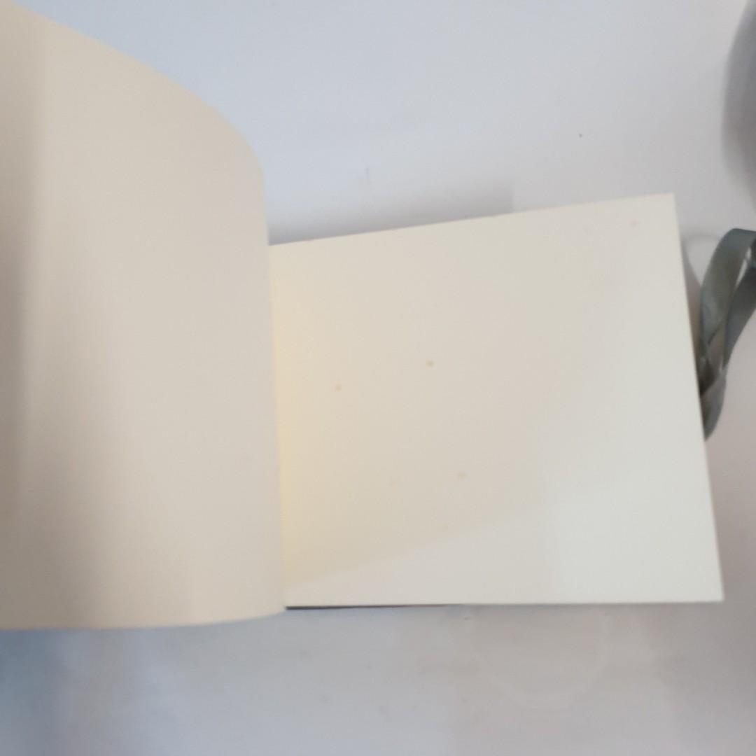 Silk Photo Album / Scrapbook with interscrew binding and ribbon ...