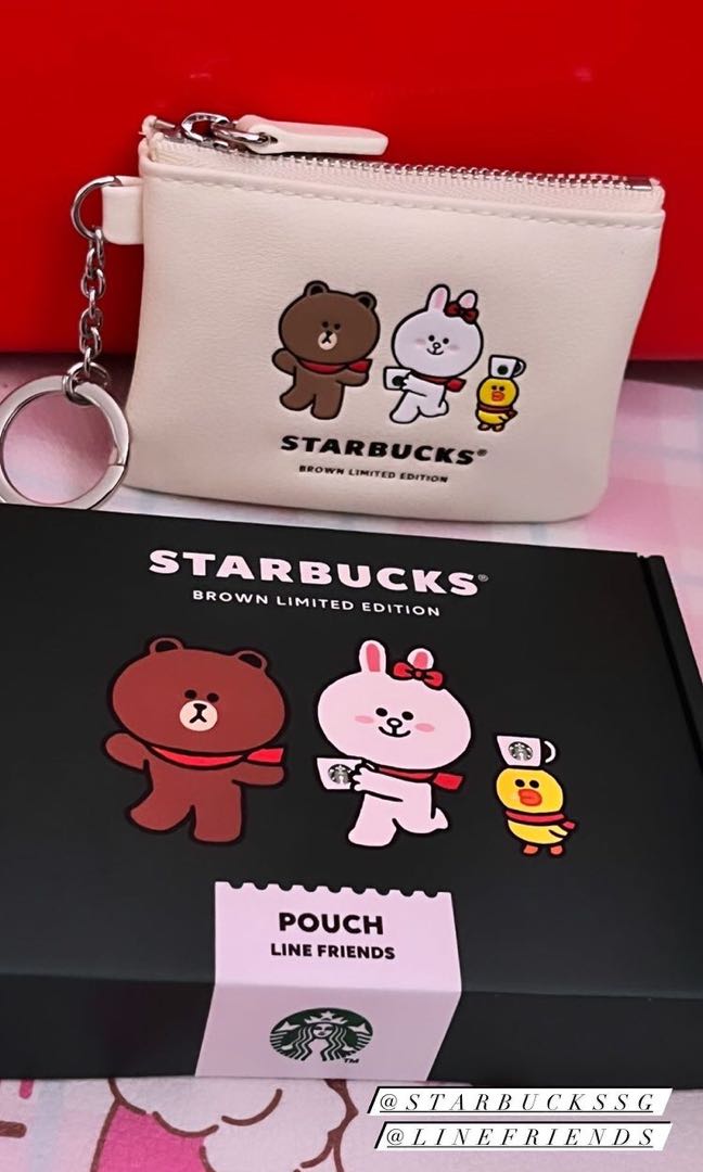 Starbucks Line Friends pouch, Women's Fashion, Bags & Wallets, Purses ...
