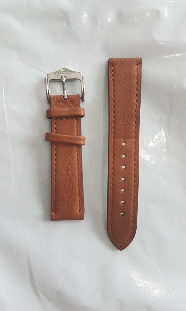 Straposphere brown watch strap 20mm, Luxury, Watches on Carousell