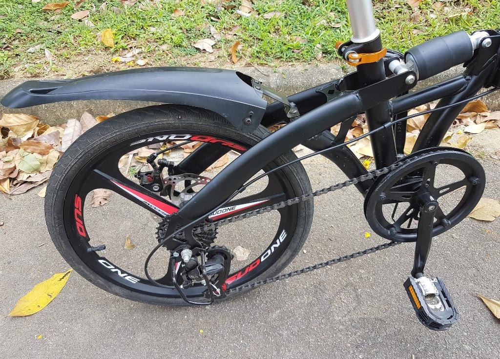 Stylish Sports Edition, 7 Speed Shimano, Black Mini XT Razer Foldable ...