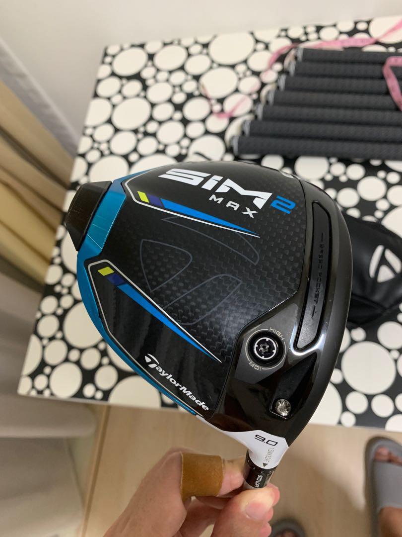 Taylormade Sim 2 MAX Driver + Prolaunch 65R + Head Cover, Sports ...