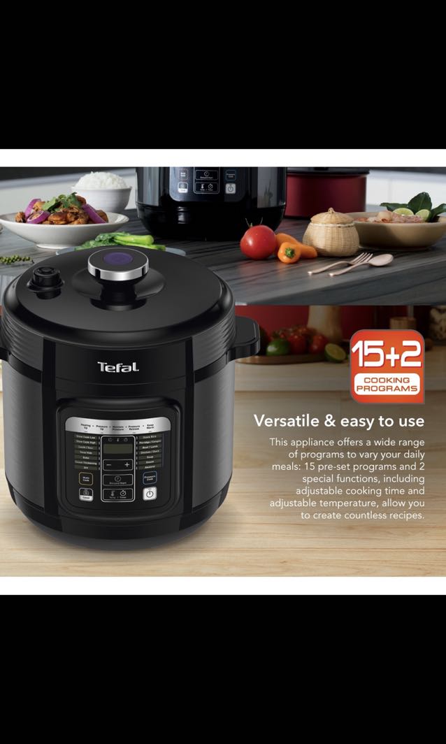 Tefal Multi Cooker (Pressure Cooker), TV & Home Appliances, Kitchen ...