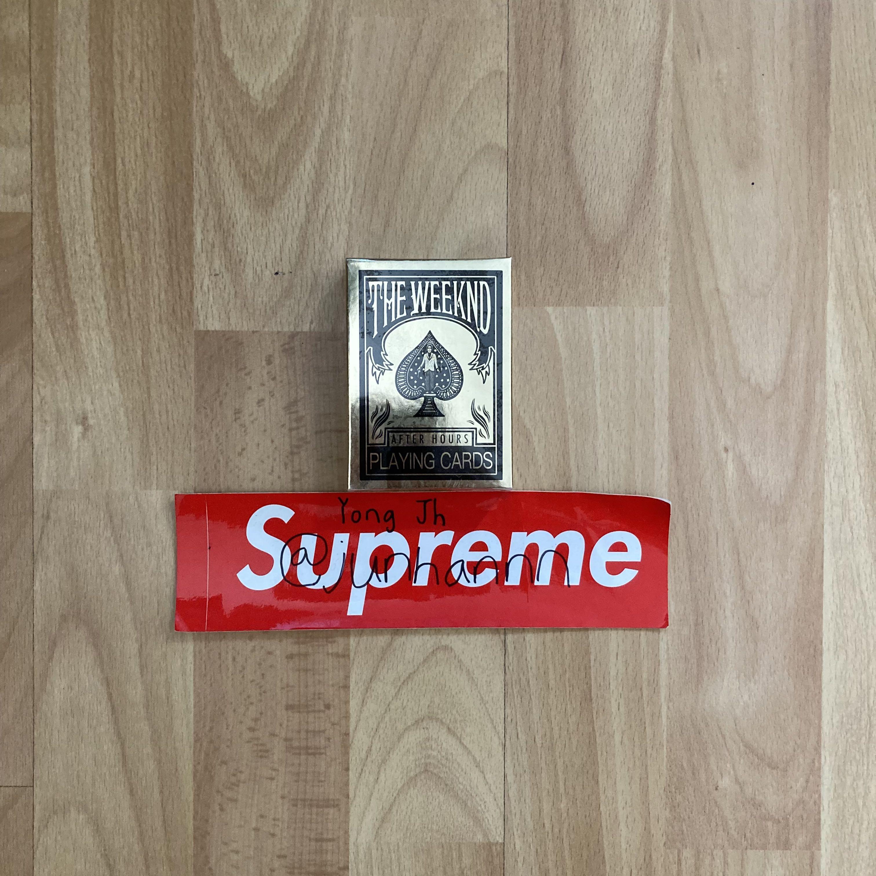 The Weeknd After Hours Playing Cards, Hobbies & Toys, Toys & Games on ...