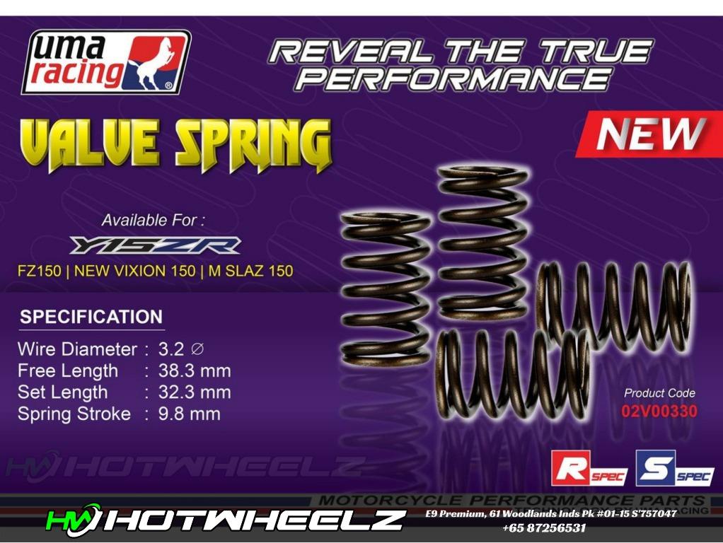 uma 2 VALVE SPRING SET (HONDA/YAMAHA), Motorcycles, Motorcycle ...