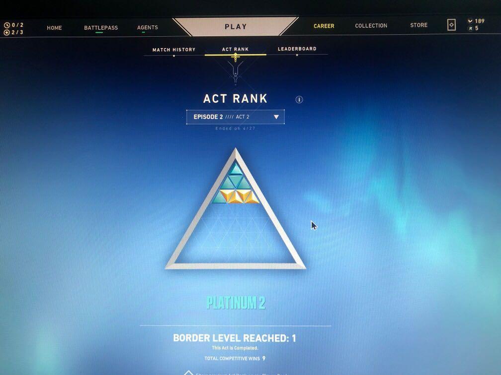 Valorant Plat 1 account, Video Gaming, Gaming Accessories, Game Gift ...