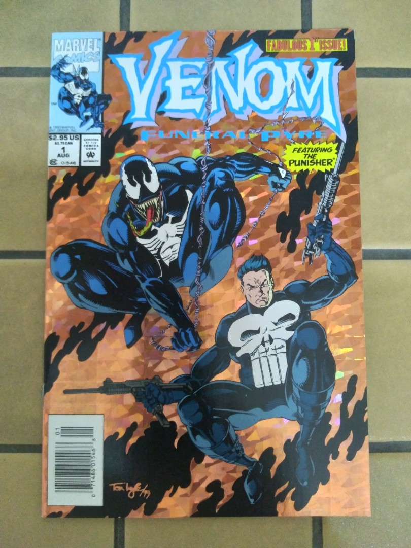 Venom: Funeral Pyre #1 ( Tom Lyle - Cover Art ) Prismatic Holo-Foil ...