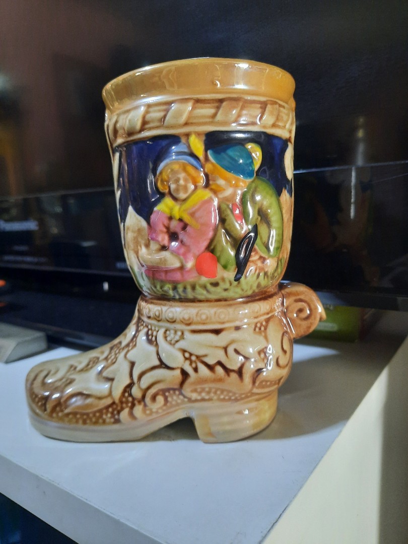 Vintage ceramic boot stein, Furniture & Home Living, Home Decor, Other ...