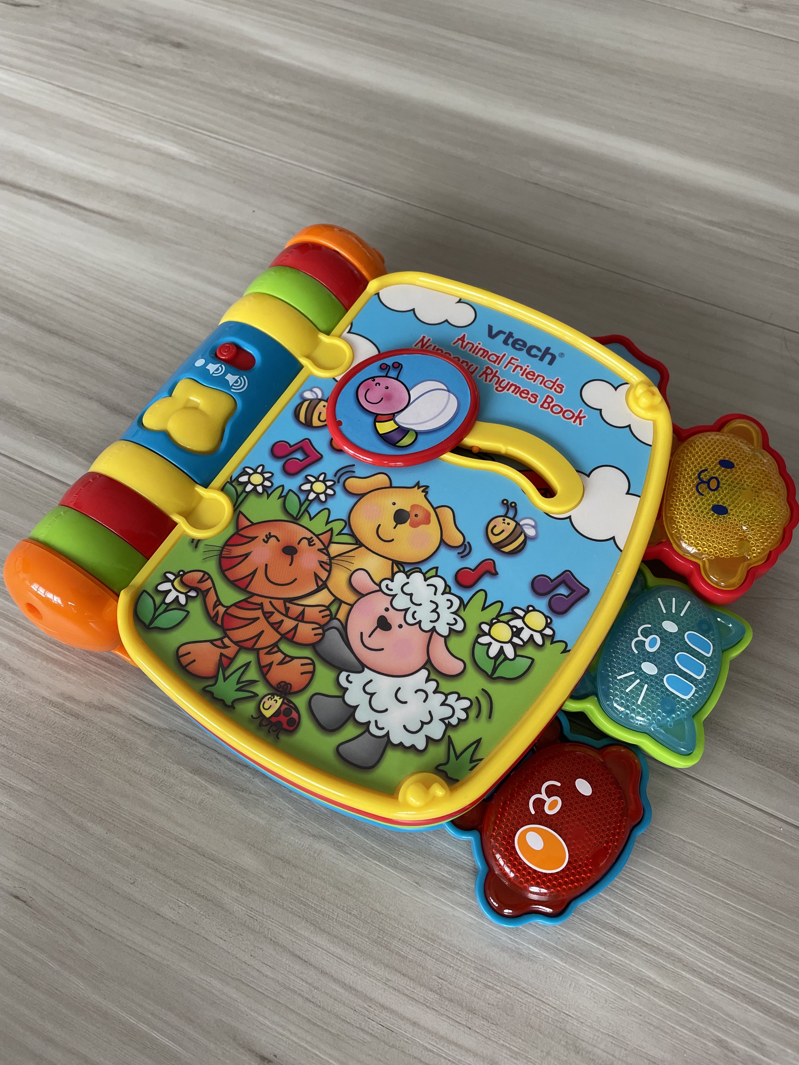 Vtech Animal Friends Nursery Rhymes Book, Babies & Kids, Infant ...