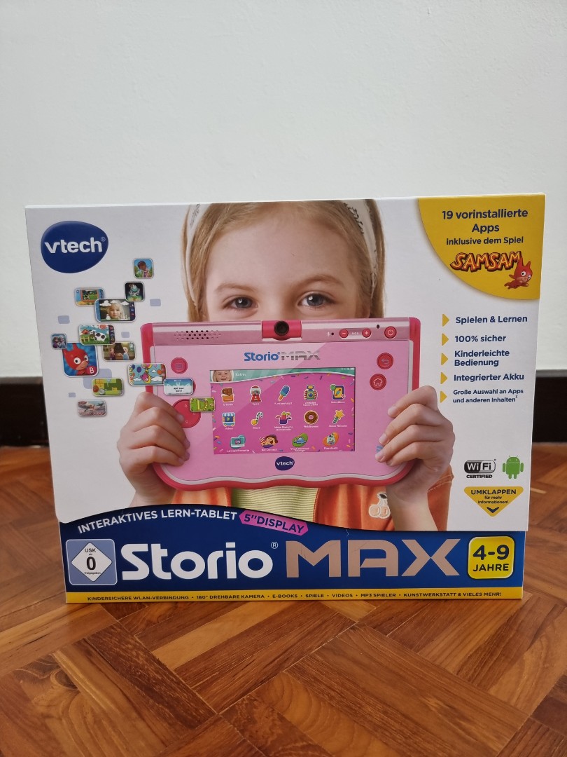 Vtech Storio Max (non-english), Hobbies & Toys, Toys & Games on Carousell