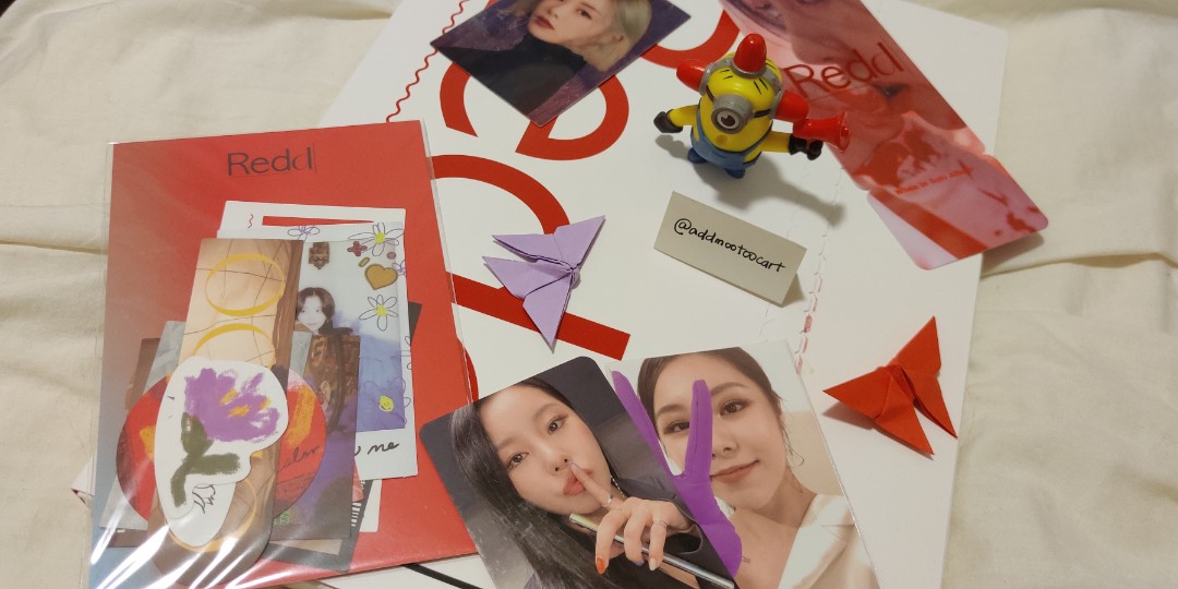 Wheein Redd album with Makestar POB, Hobbies & Toys, Music & Media, CDs ...