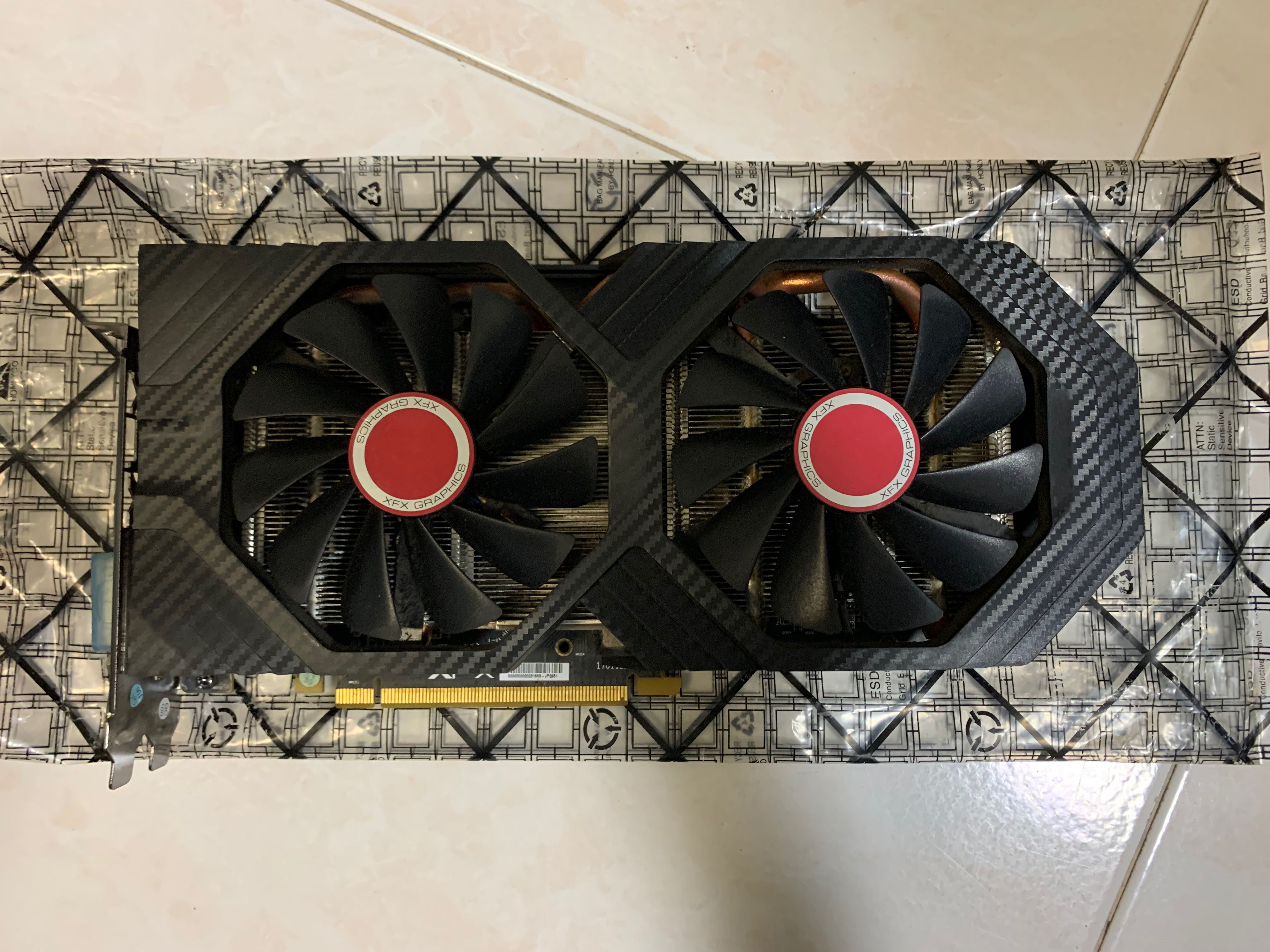 XFX RX 580 8GB Black Edition (Faulty), Computers & Tech, Parts ...