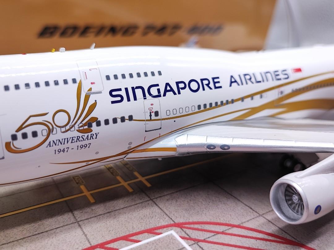 1:200 B747-400 Singapore Airlines (50th Anniversary Livery) 9V-SMZ ...