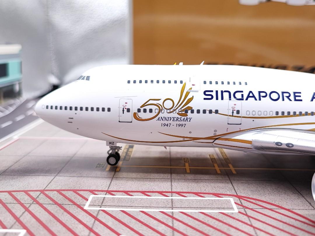 1:200 B747-400 Singapore Airlines (50th Anniversary Livery) 9V-SMZ ...