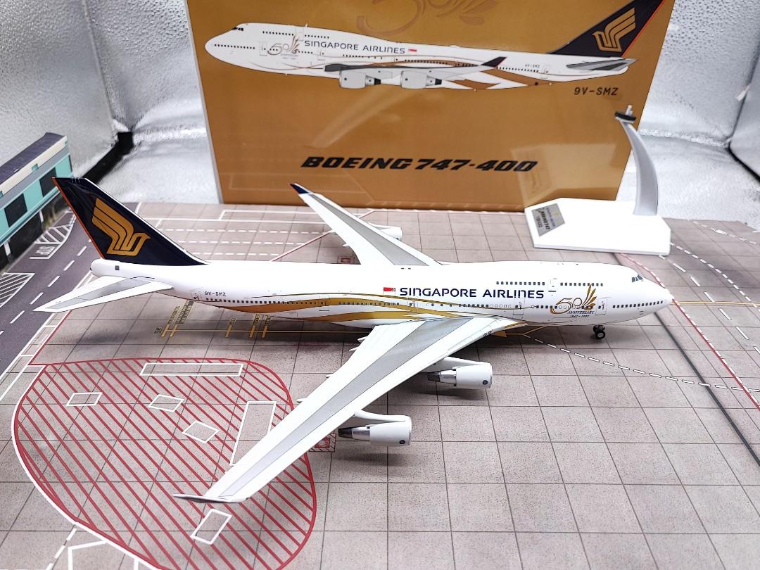 1:200 B747-400 Singapore Airlines (50th Anniversary Livery) 9V-SMZ ...
