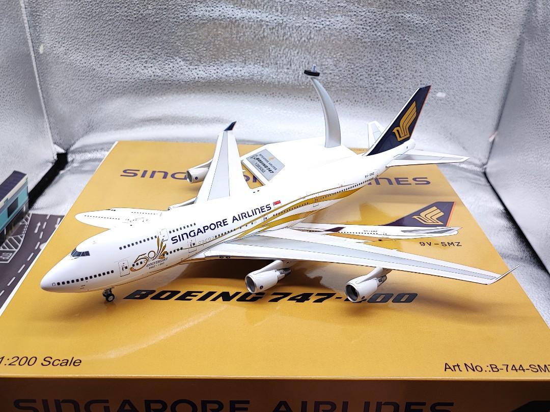 1:200 B747-400 Singapore Airlines (50th Anniversary Livery) 9V-SMZ ...