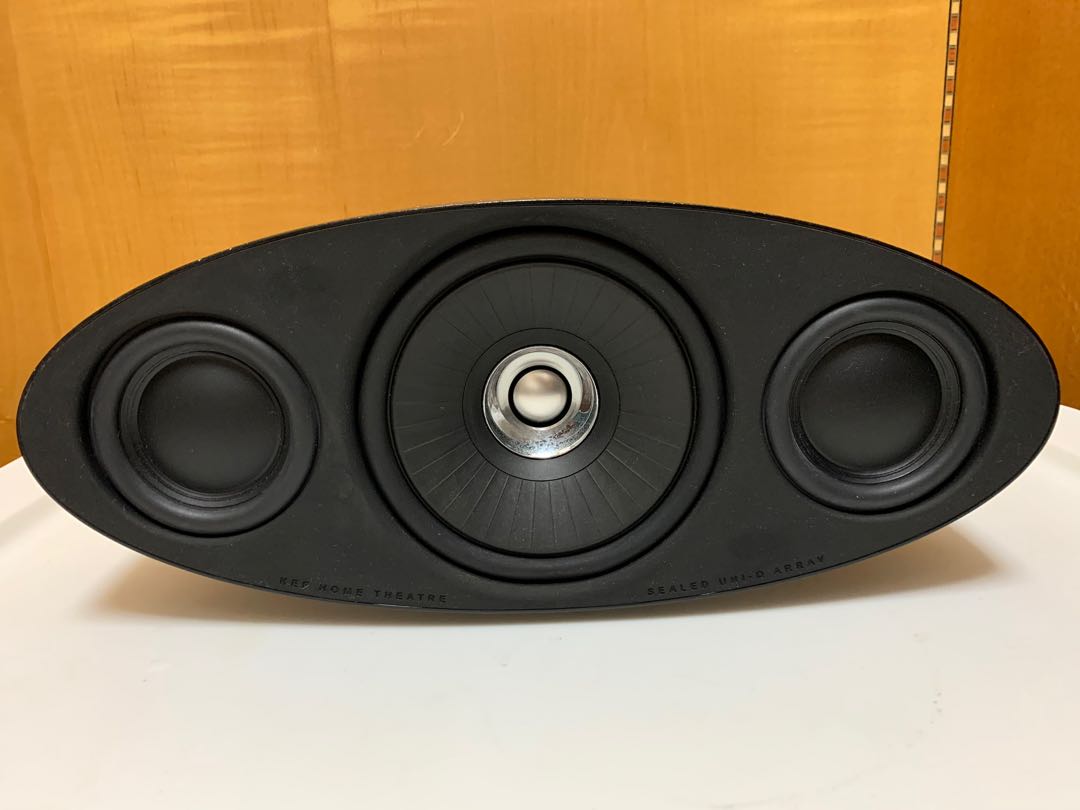 出售 90% UK New KEF KHT-3001 SE 5.1 黑色 二手 中置喇叭 Central Speaker 實物質量如圖，煩請 ...