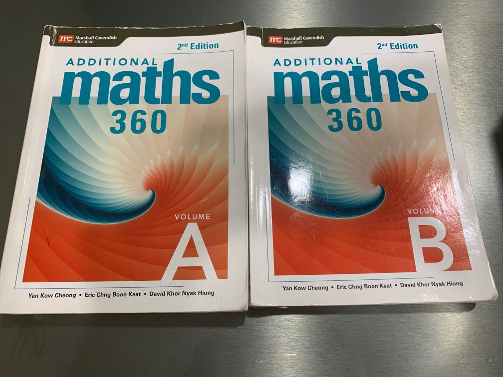Additional Math Textbook Vol A and B, Hobbies & Toys, Books & Magazines ...
