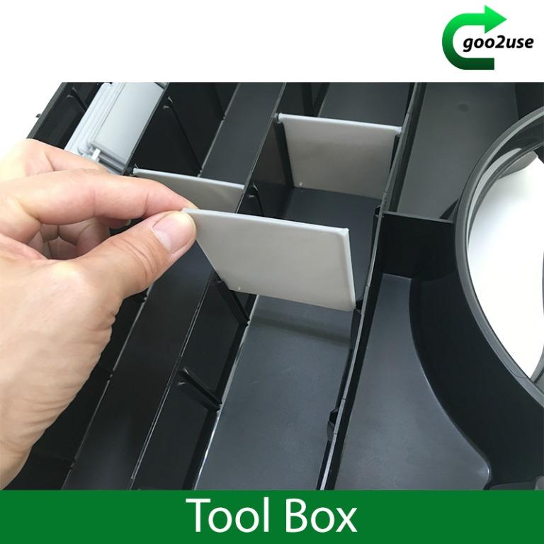 Adjustable Big Compartments Tool Box, Furniture & Home Living, Home ...