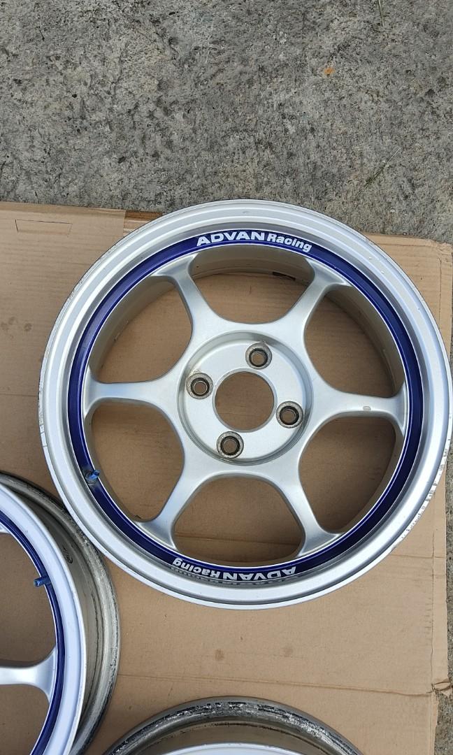 ADVAN RACING AKA ADVAN RG MADE IN JAPAN 15, Auto Accessories on Carousell