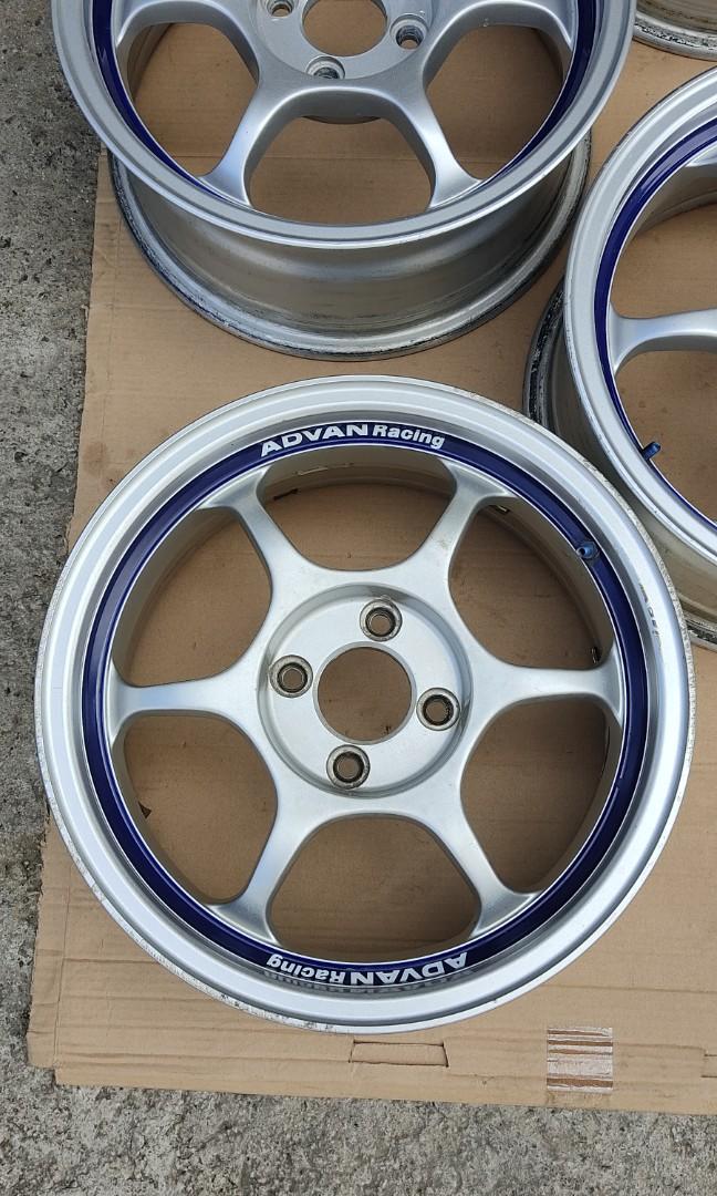 ADVAN RACING AKA ADVAN RG MADE IN JAPAN 15, Auto Accessories on Carousell
