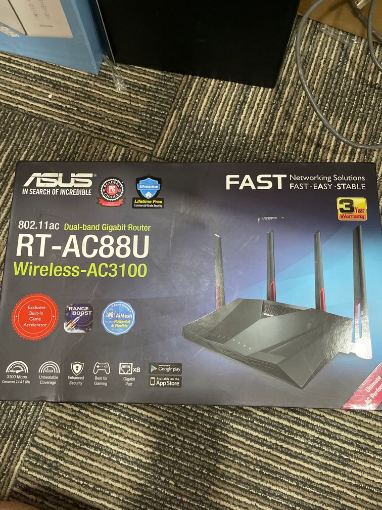 Asus RT-AC88U, Computers & Tech, Parts & Accessories, Networking on ...