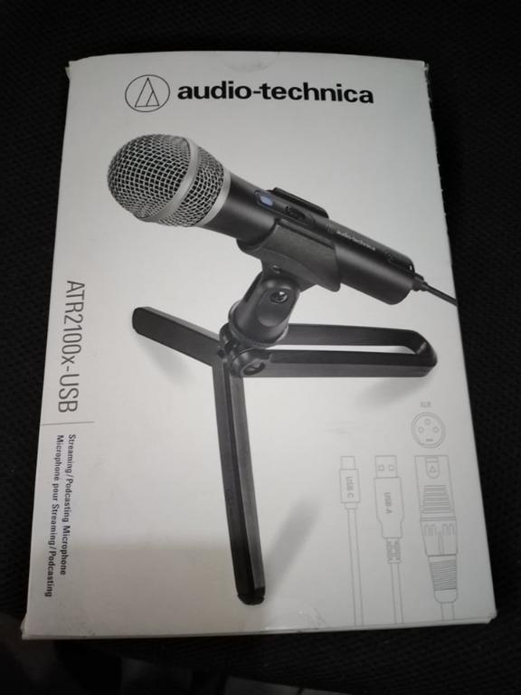 Audio Technica ATR-2100x Dynamic USB/XLR Microphone, Audio, Microphones ...