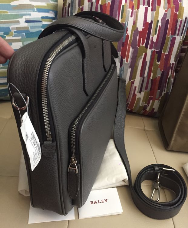 Authentic Bally Leather Laptop Office Bag, Luxury, Bags & Wallets on ...