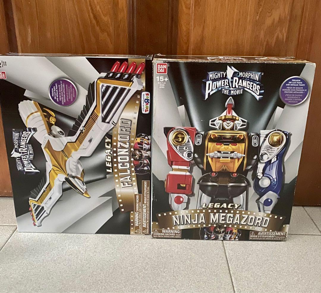 Bandai legacy power rangers ninja megazord & falconzord set, Hobbies ...