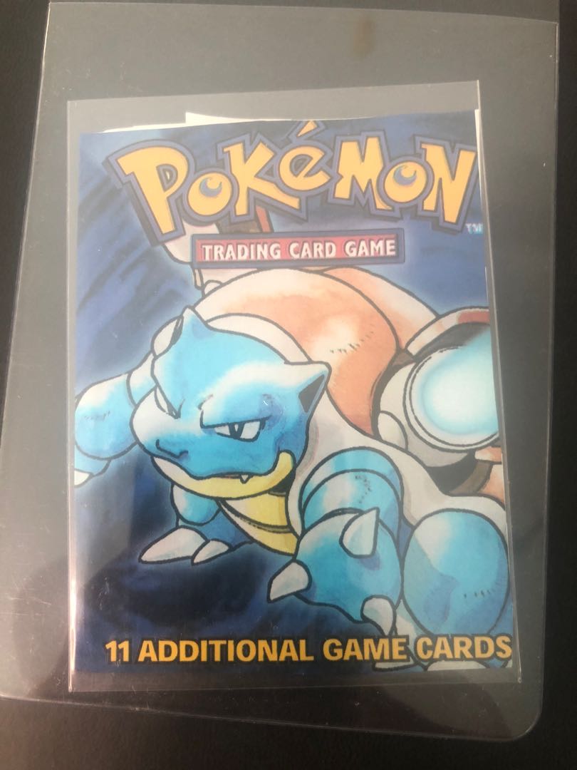 Base set blastoise art plus card saver, Hobbies & Toys, Toys & Games on ...