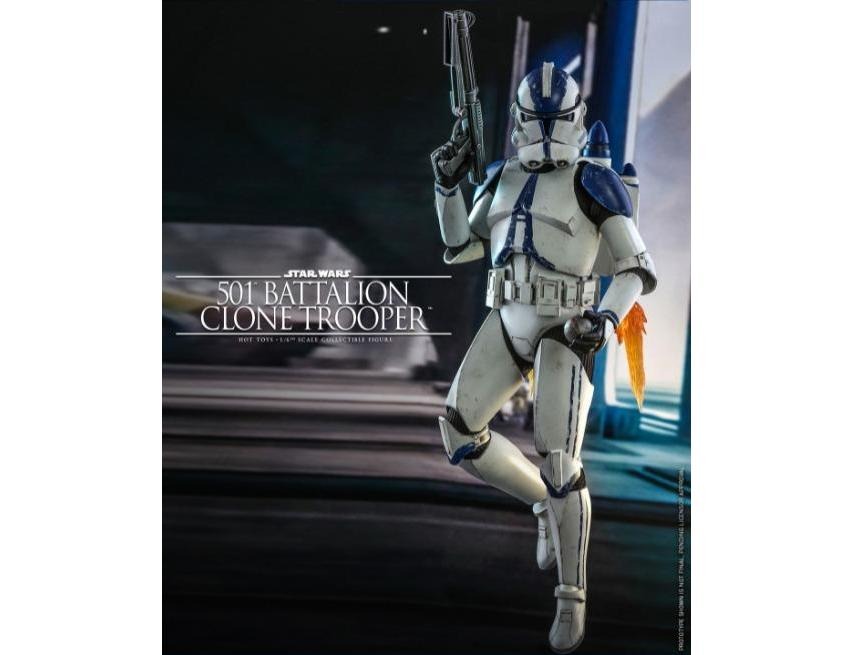 Hot Toys 1/6 scale Star Wars TCW 501ST BATTALION CLONE TROOPER (TMS022 ...
