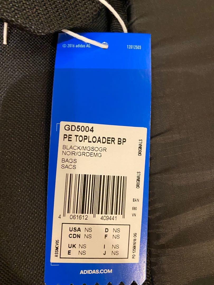 BNWT authentic adidas PREMIUM ESSENTIALS TOPLOADER BACKPACK, Men's ...