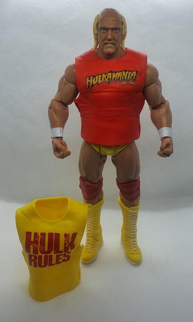 Brand New WWE Hulk Hogan with (2) Shirts Mattel Action Figure, Hobbies ...