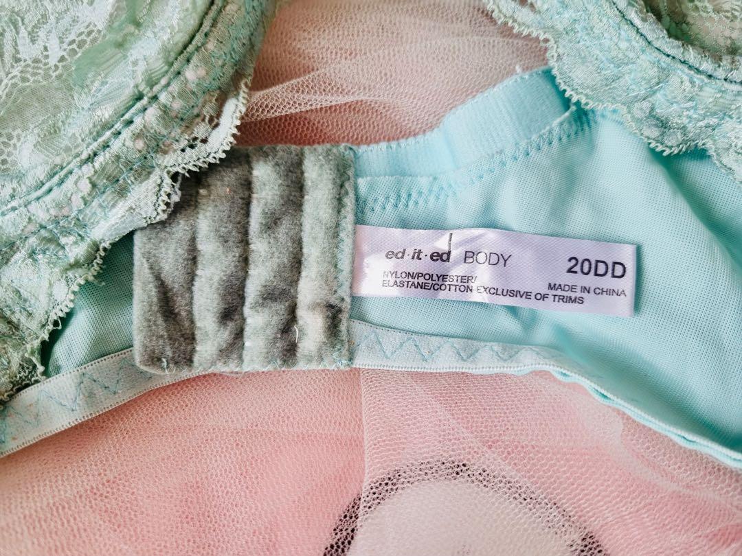 Branded bra plus size Edited Body 20DD, Women's Fashion, Undergarments ...