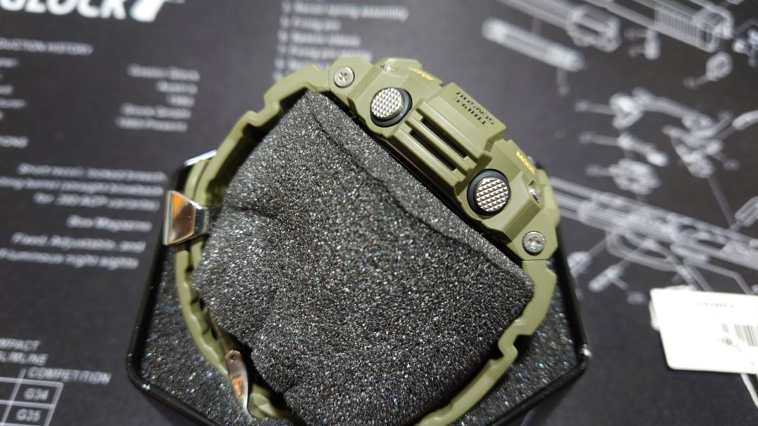 Casio G Shock GW-9400-3CR 貓人 Ranger Green, 名牌, 手錶 - Carousell