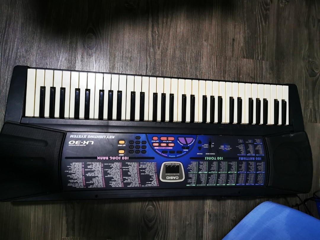 Casio keyboard lk30, Hobbies & Toys, Music & Media, Musical Instruments ...