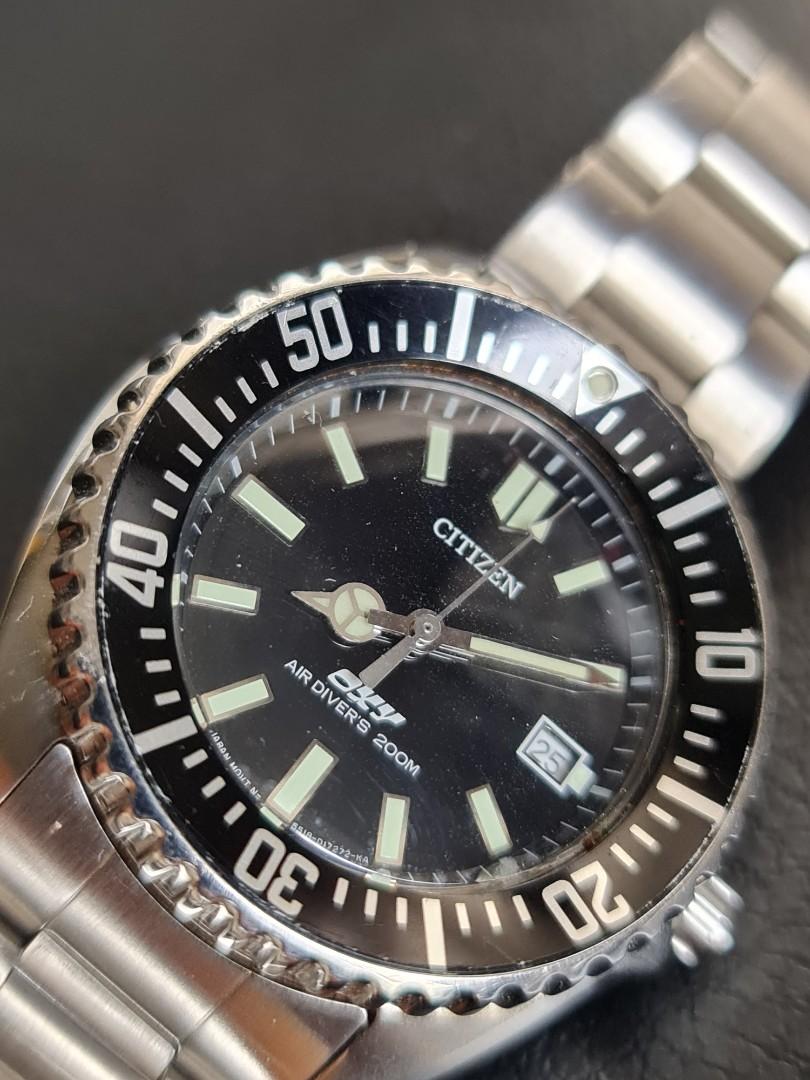 Citizen Oxy Air Diver 200m ,40mm, Men's Fashion, Watches & Accessories, Watches on Carousell