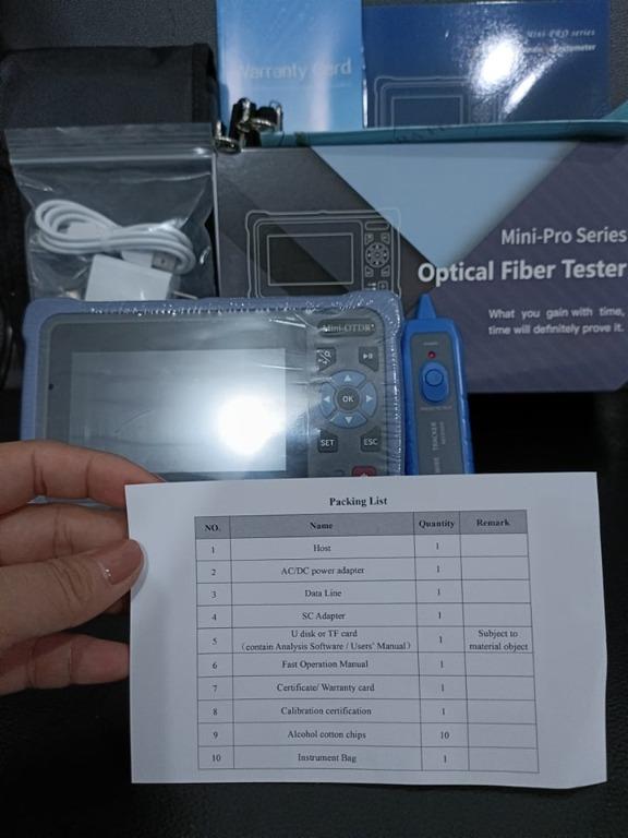 Comptyco Mini-OTDR Fiber Optical Time Domain Reflector Optical Fiber ...