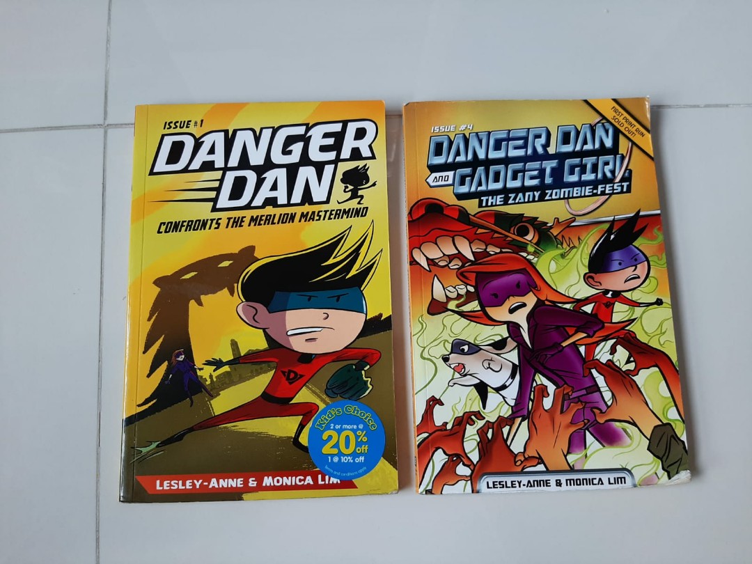 Danger Dan Book 1 and 4, Hobbies & Toys, Books & Magazines, Fiction ...