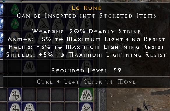 Diablo 2 Resurrected - LO rune, Video Gaming, Video Games, Others on ...