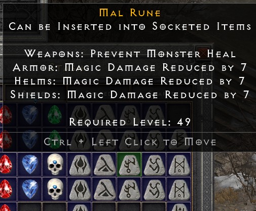 Diablo 2 Resurrected - MAL RUNE, Video Gaming, Video Games, Others on ...